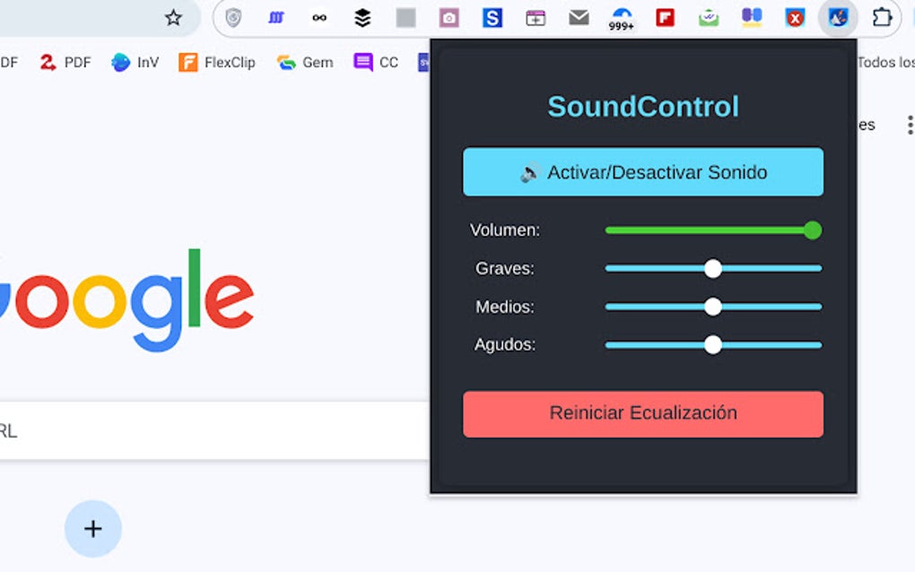 SoundControl for Google Chrome - Extension Download