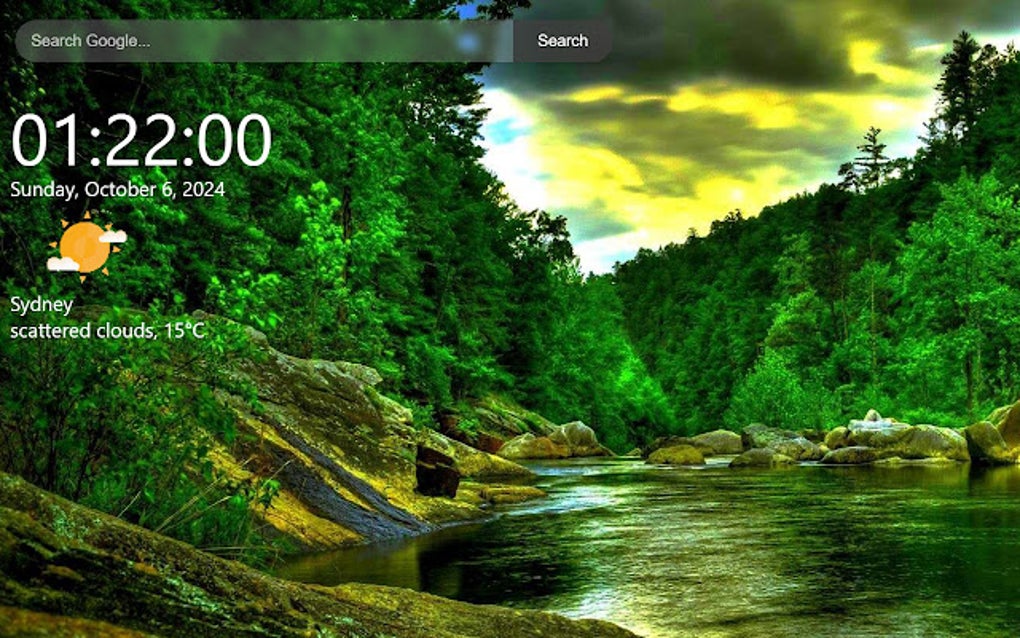 Serenity Nature Theme for Google Chrome - Extension Download
