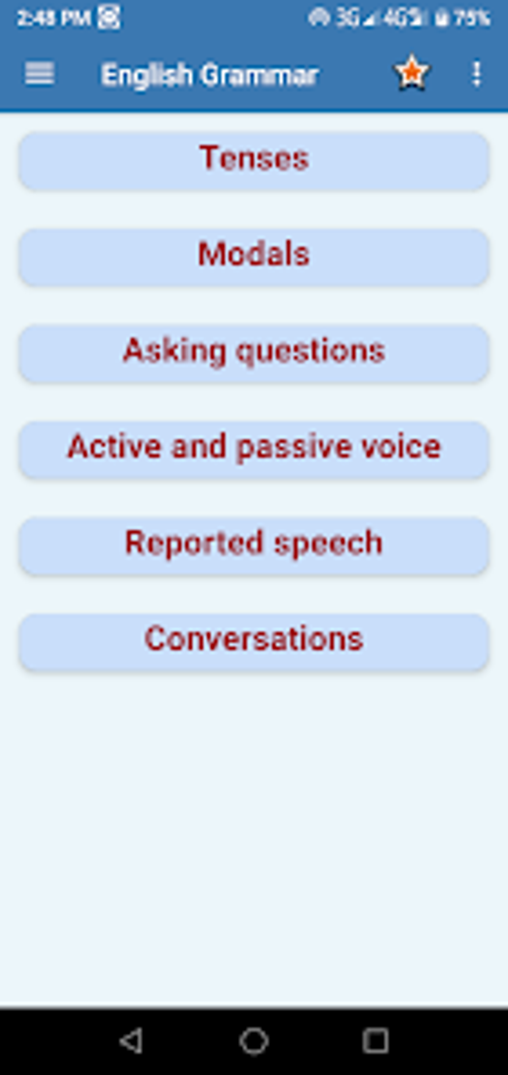 English Grammar Course For Android Download