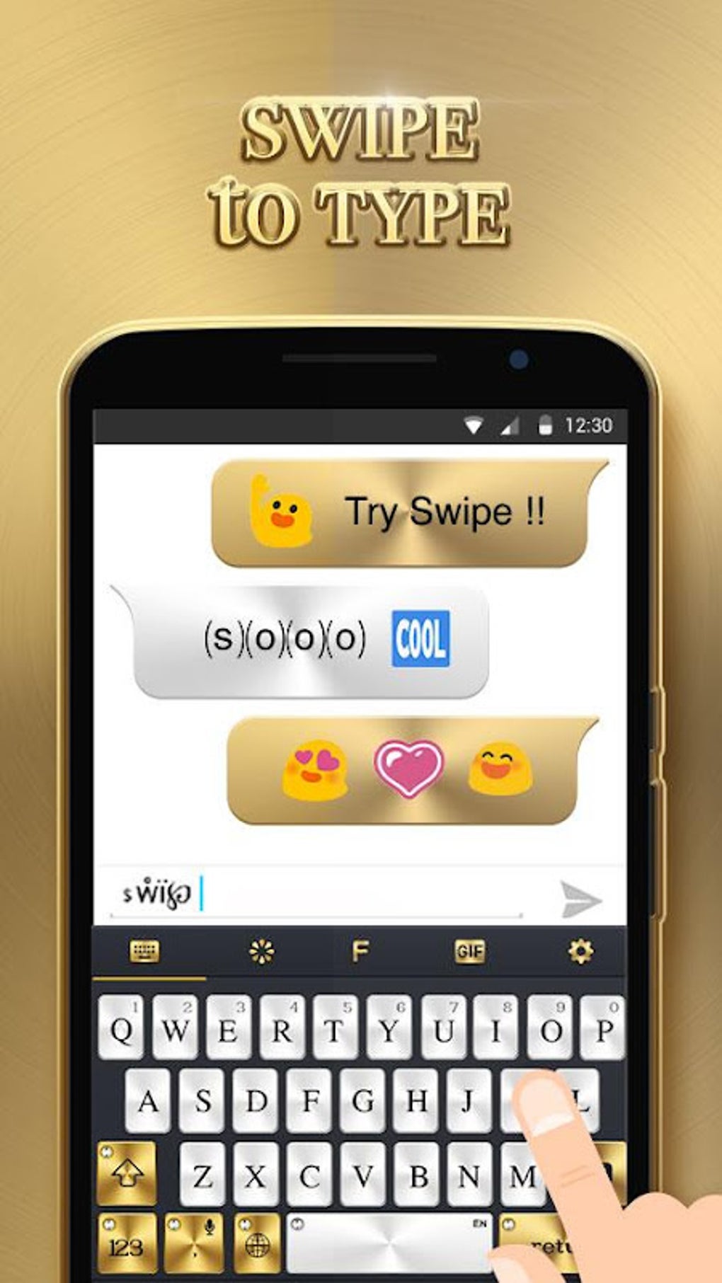 Luxury Gold Diamond Keyboard T APK for Android - Download