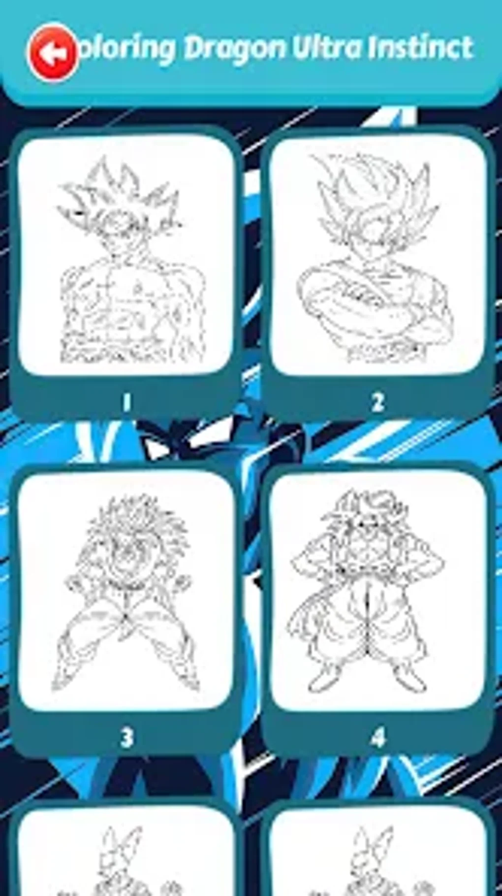 Coloring Dragon Ultra Instinct for Android - Download