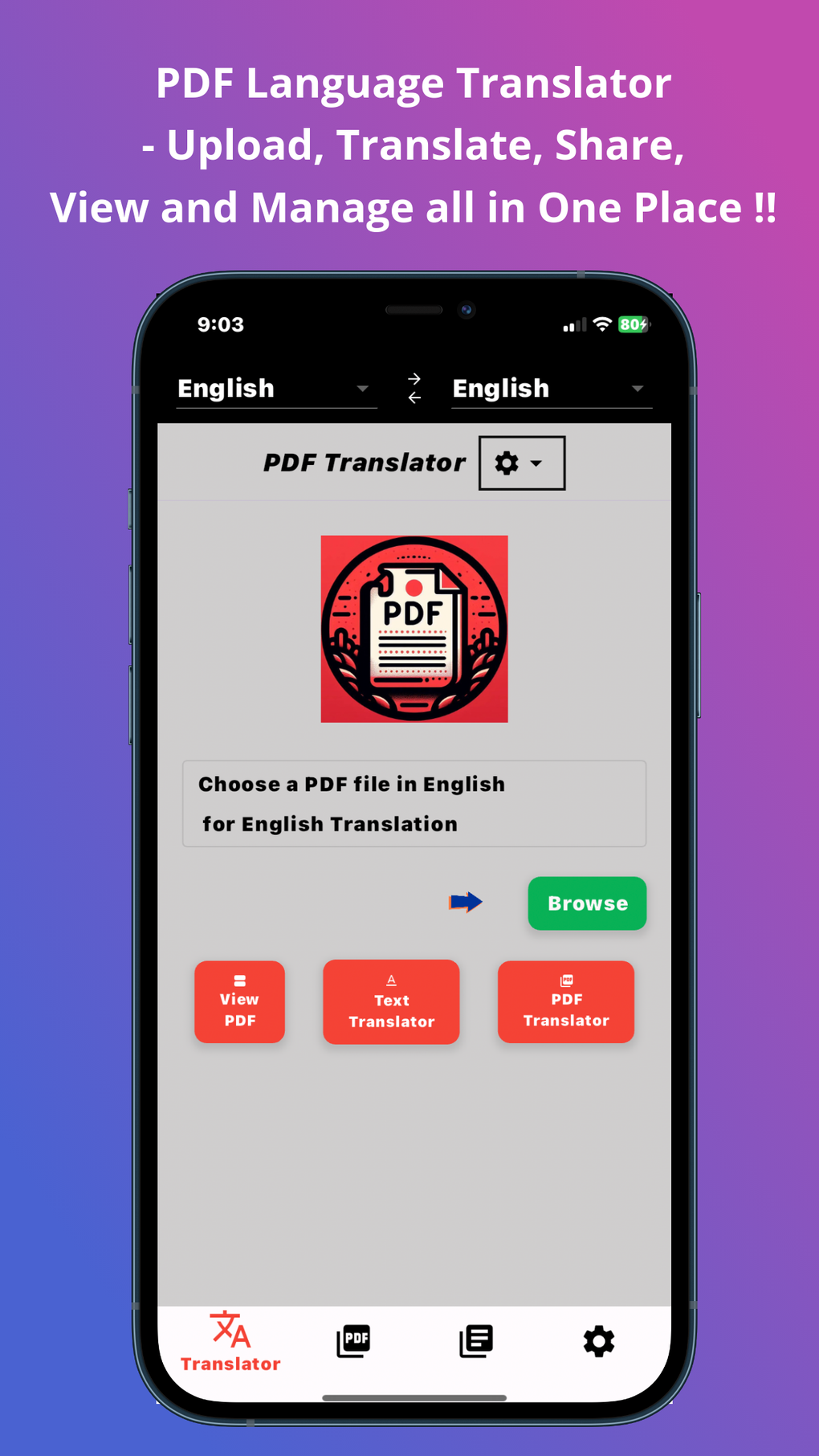 PDF Language Translator for iPhone - Download