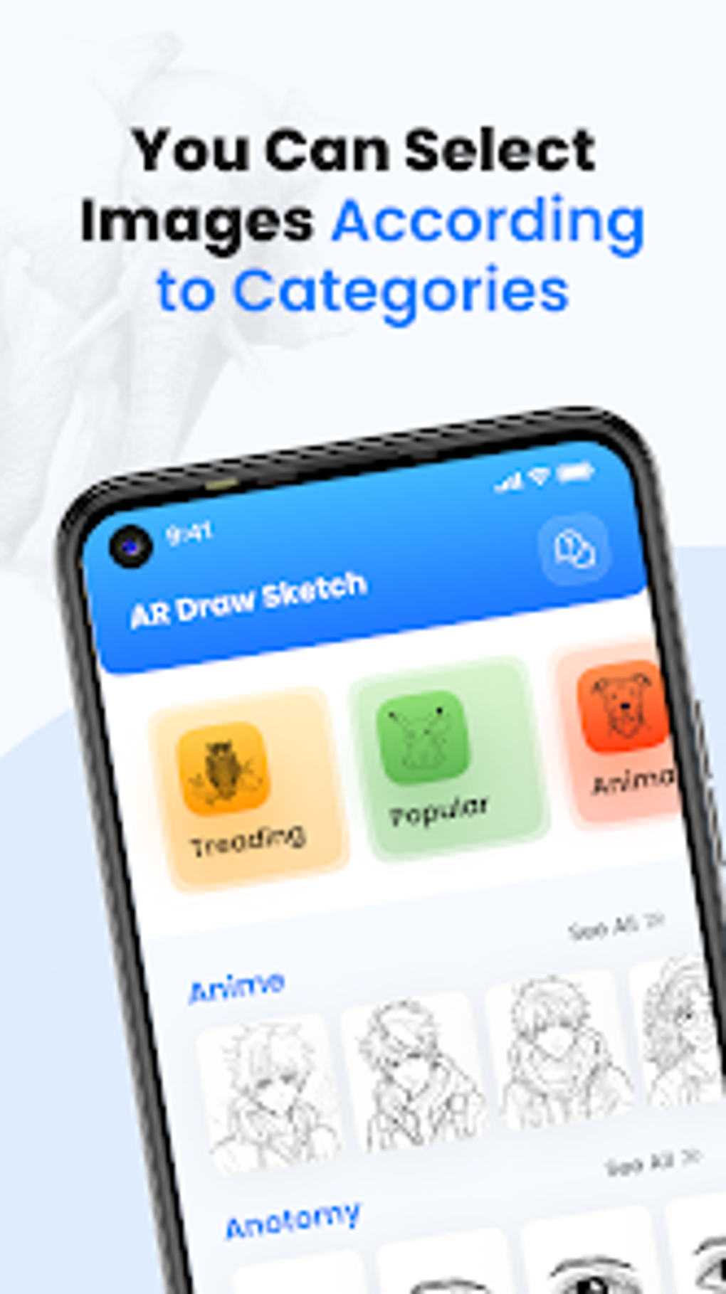 AR Drawing : Trace to Sketch pour Android - Télécharger