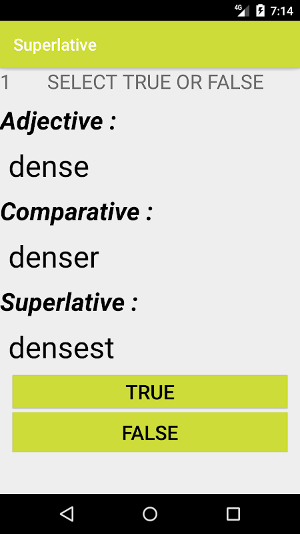 Superlative and Comparative Adjectives APK for Android - Download