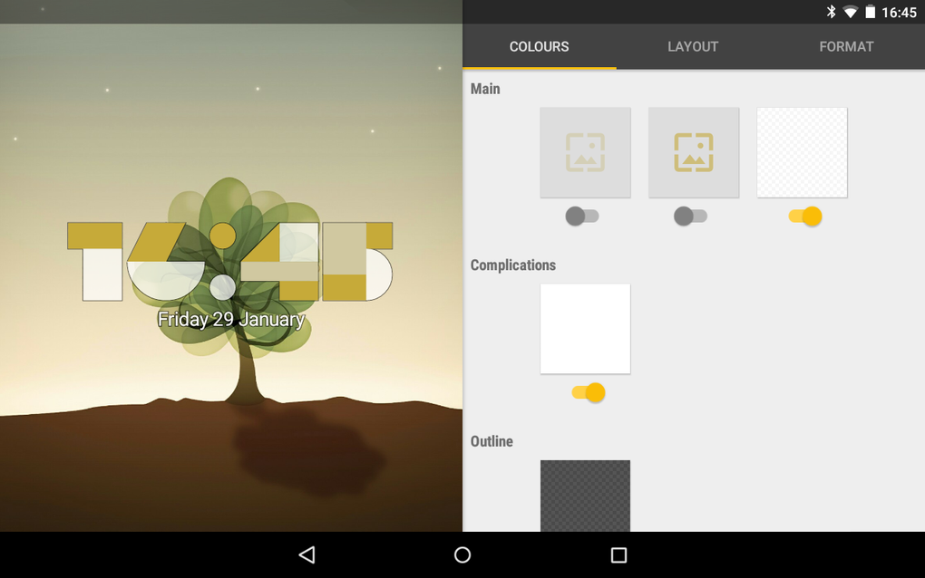 FORM Clock Widget APK For Android Download