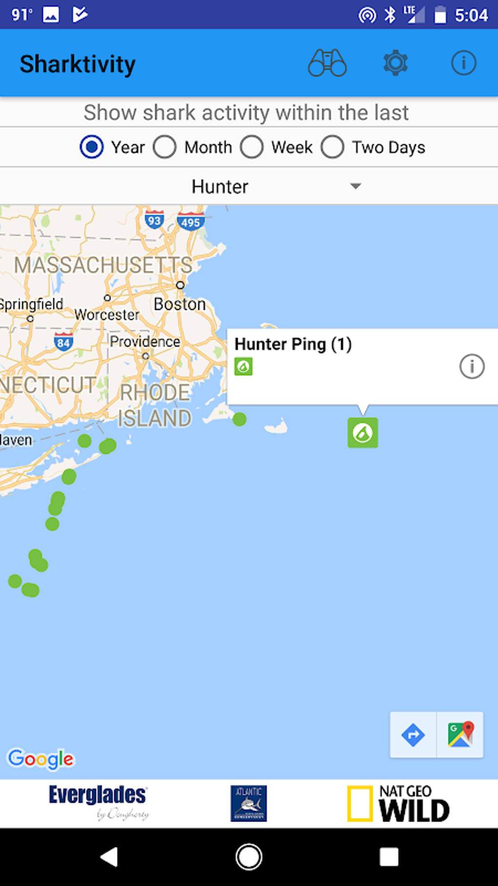 Android 용 Sharktivity - White Shark App APK - 다운로드