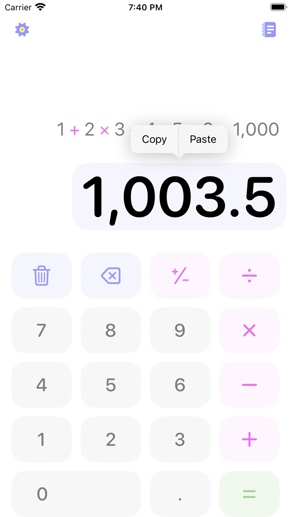 CalcApp - Simple Calculator for iPhone - Download