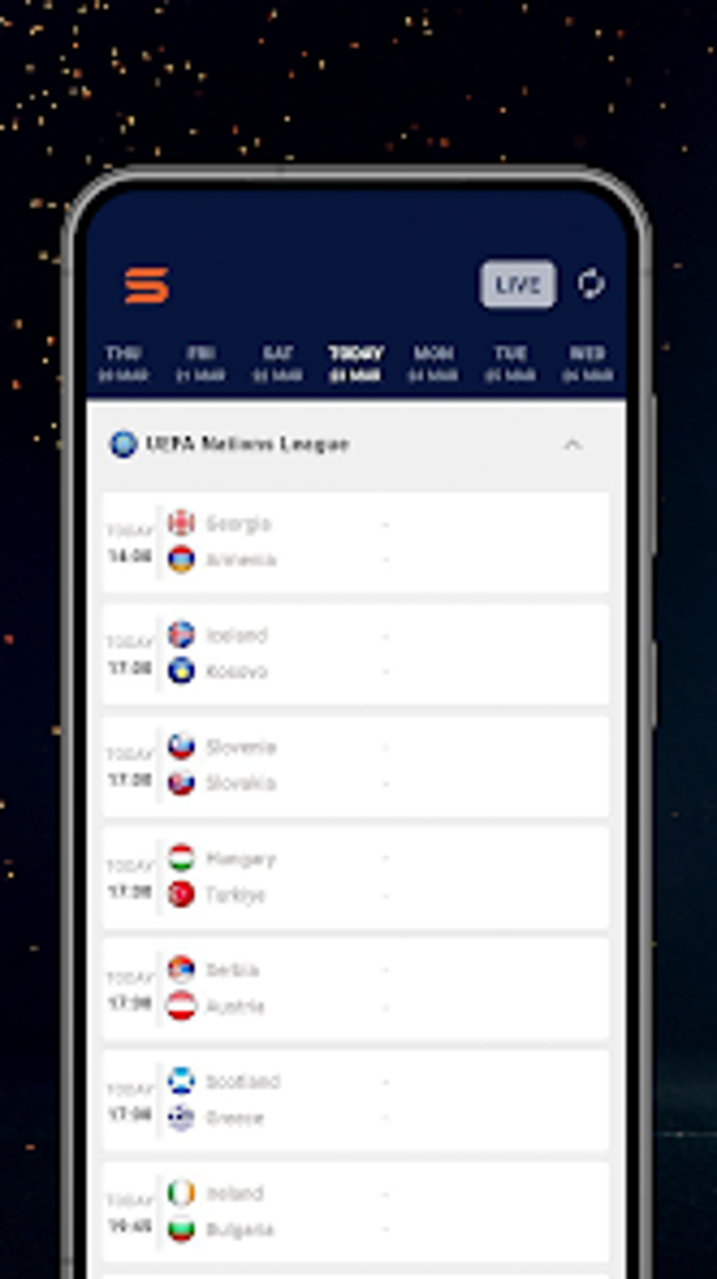 Sports Interaction Live Scores para Android - Descargar
