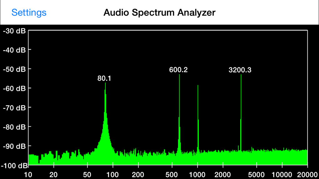 iPhone için Audio Spectrum Analyzer - İndir