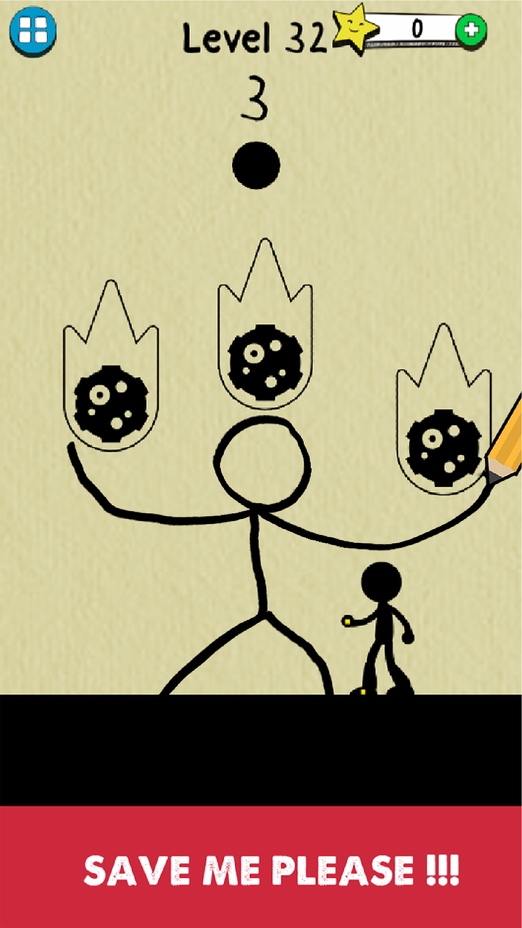 Draw Stick Man Thief Puzzle pour iPhone - Télécharger