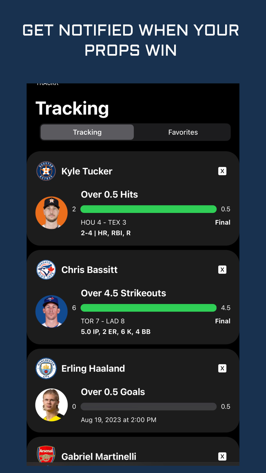 Prop Trackr - Player Props for iPhone - Download