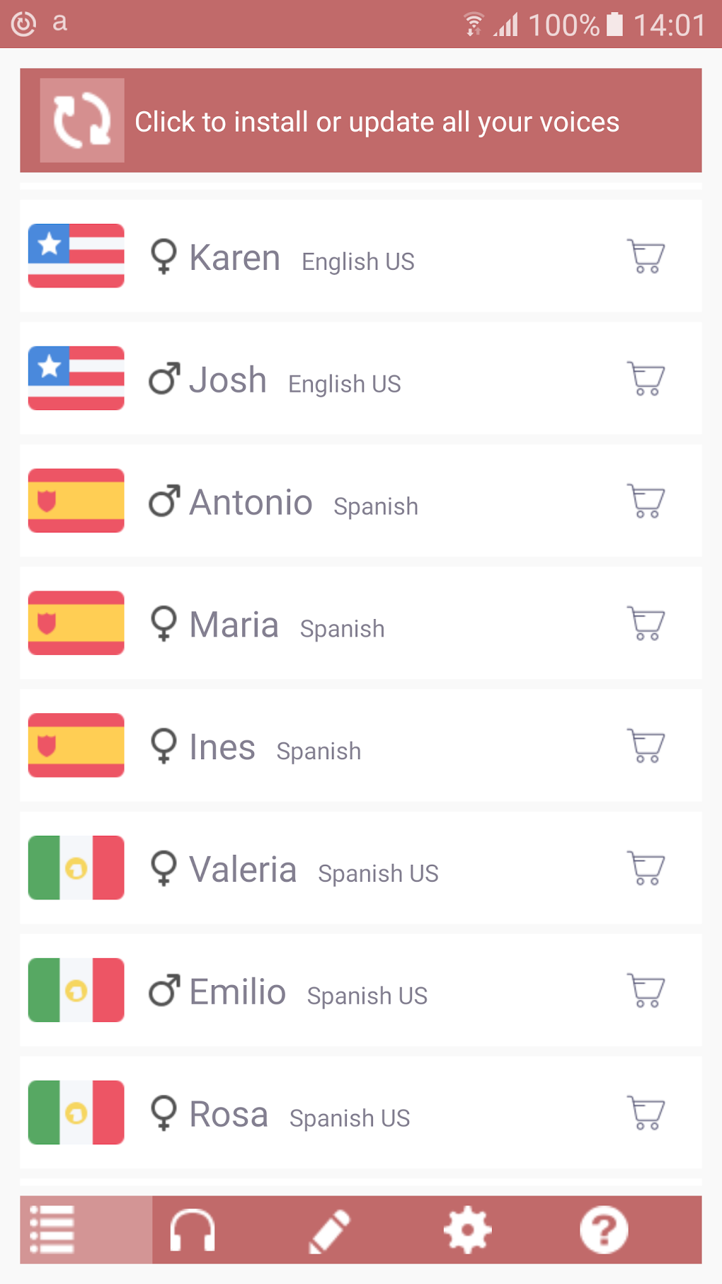 Acapela TTS Voices APK pour Android - Télécharger
