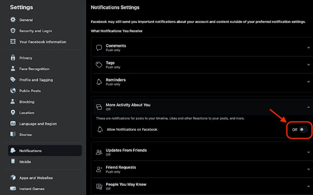 Hide 'Like' Notifications Google Chrome 용 - 확장 프로그램 다운로드