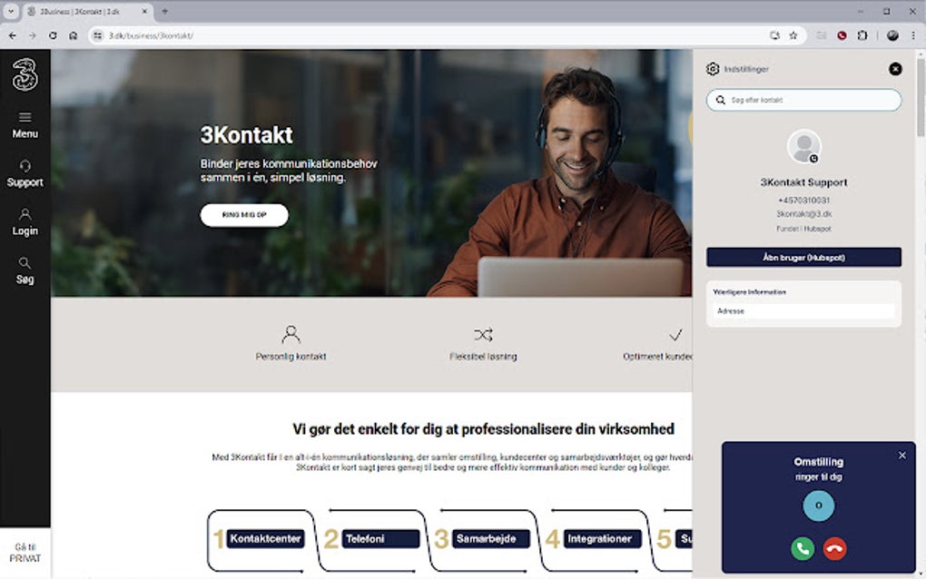 3Kontakt CRM Connect para Google Chrome - Extensión Descargar