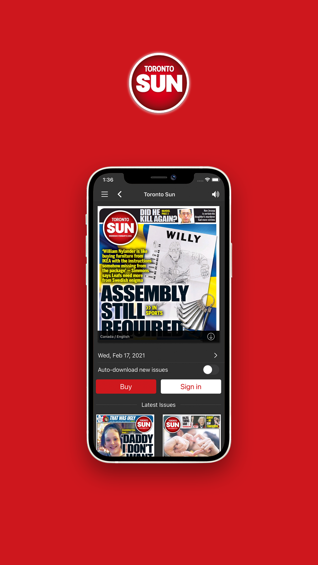 Toronto Sun ePaper for iPhone - Download