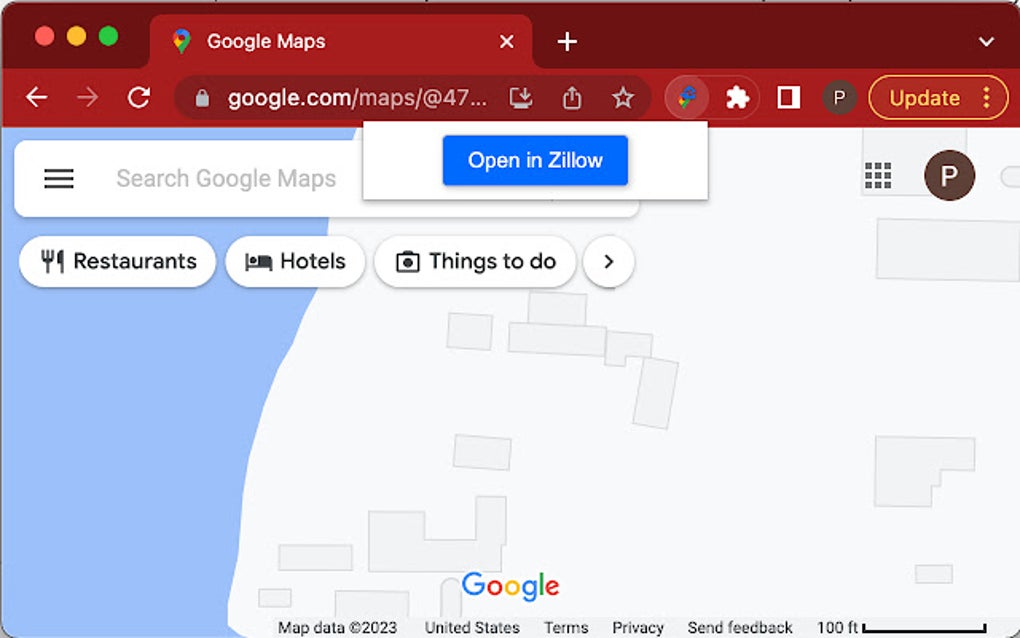 Zillow/Google Maps Connect pour Google Chrome - Extension Télécharger