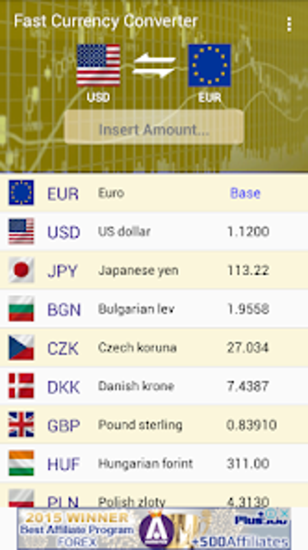 Fast Currency Converter for Android - Download