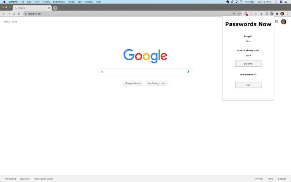 Passwords Now cho Google Chrome - Tiện ích mở rộng Tải về