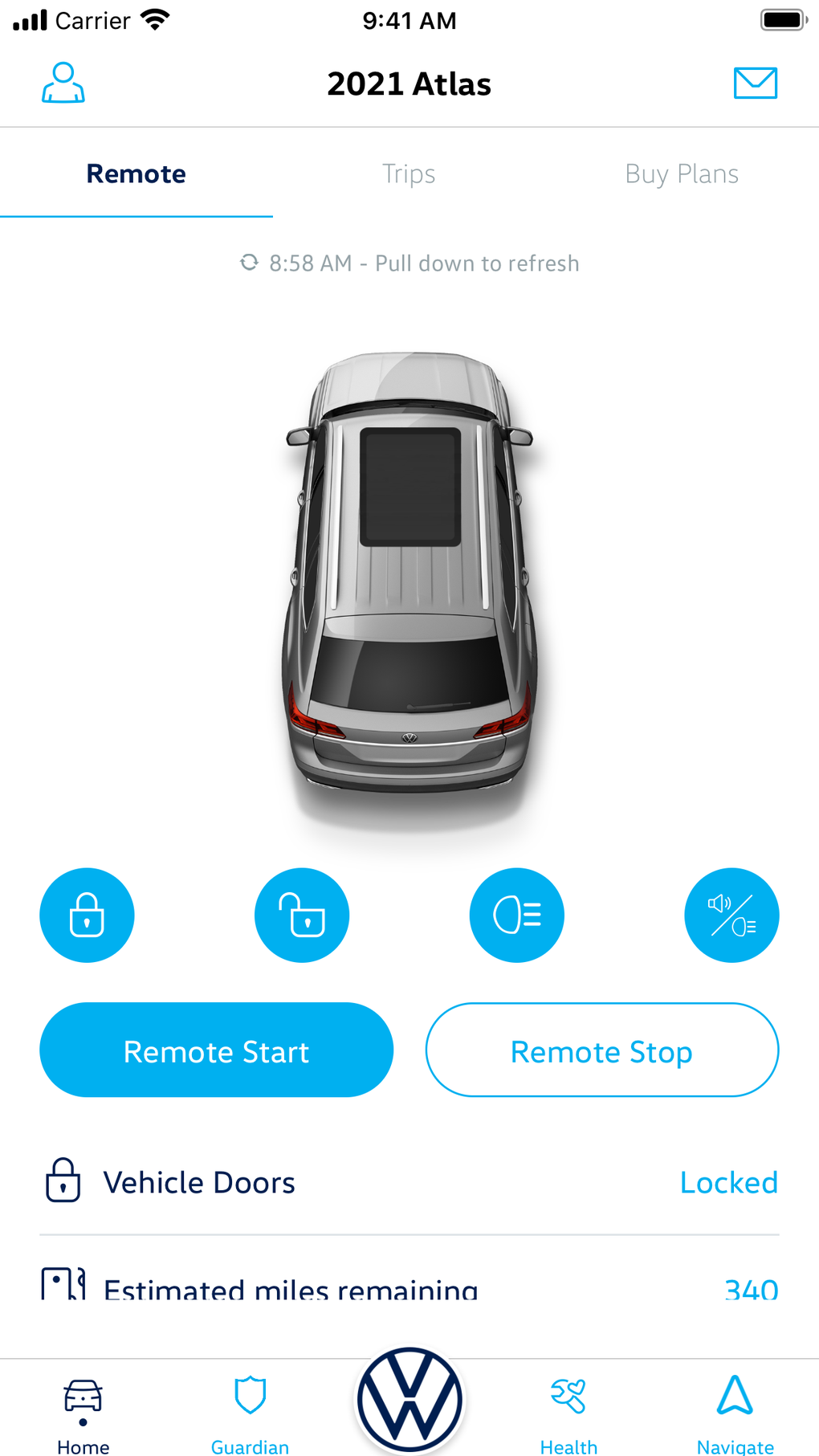 Volkswagen Car-Net for iPhone - Download