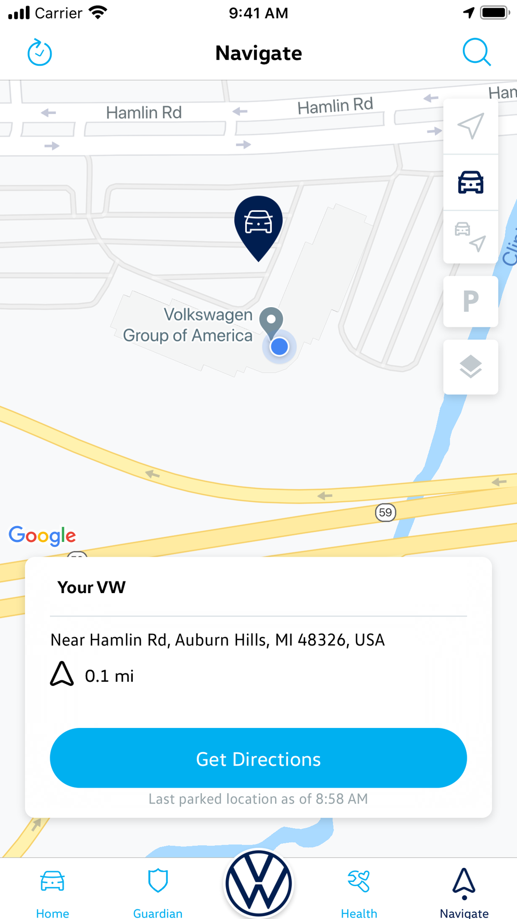 Volkswagen Car-Net for iPhone - Download
