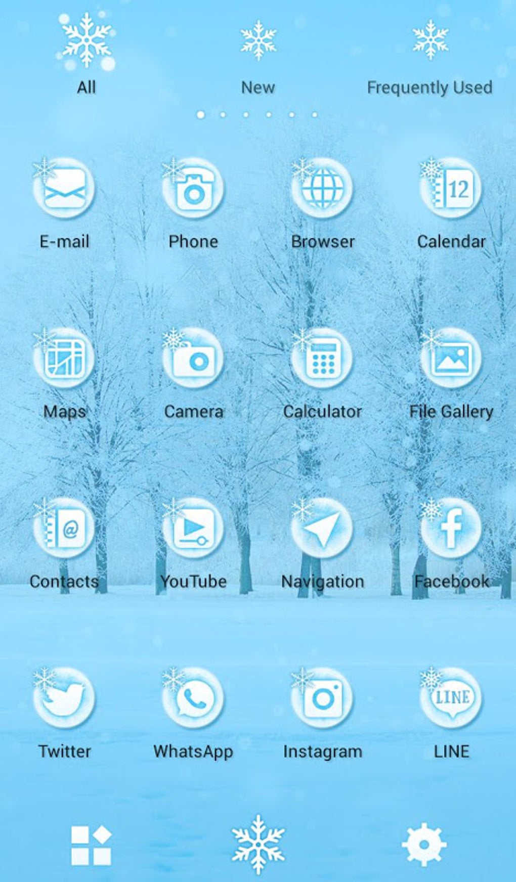 Winter Wallpaper Snow Tree Theme APK for Android - Download