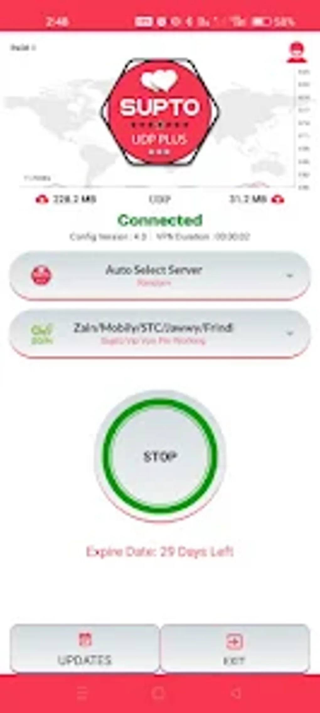 SUPTO UDP PLUS per Android - Download