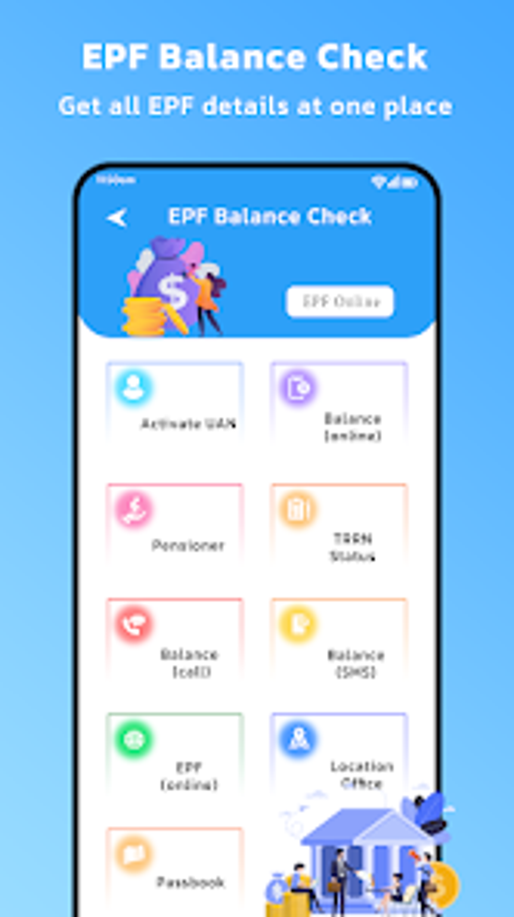 EPF Balance Check PF Balance para Android - Descargar
