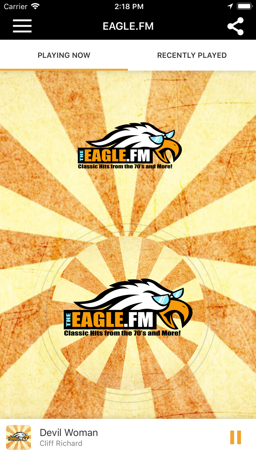 EAGLE.FM para iPhone - Descargar
