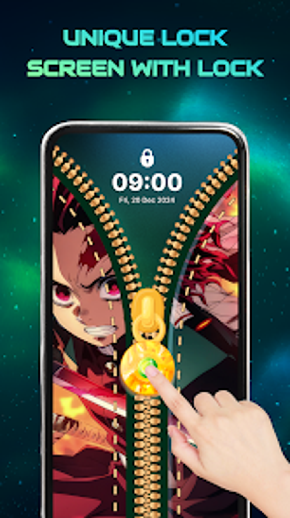 Zipper Lock Screen - Wallpaper para Android - Download