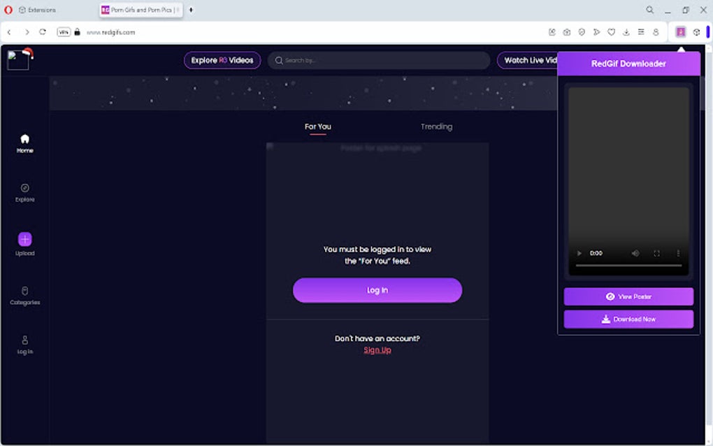 RedGif Downloader for Google Chrome - Extension Download