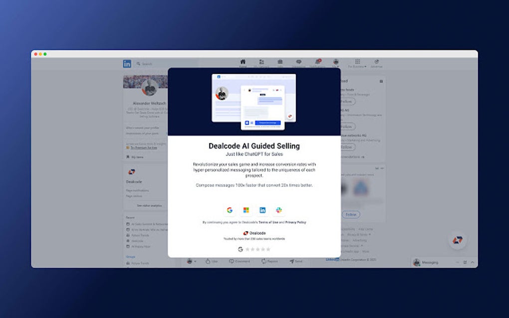 ChatGPT for LinkedIn Google Chrome 용 - 확장 프로그램 다운로드