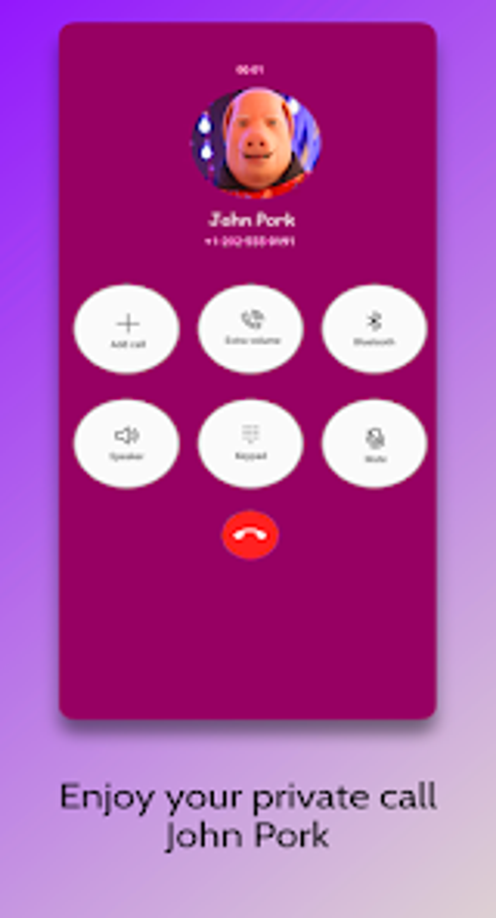 John Pork is calling para Android - Descargar