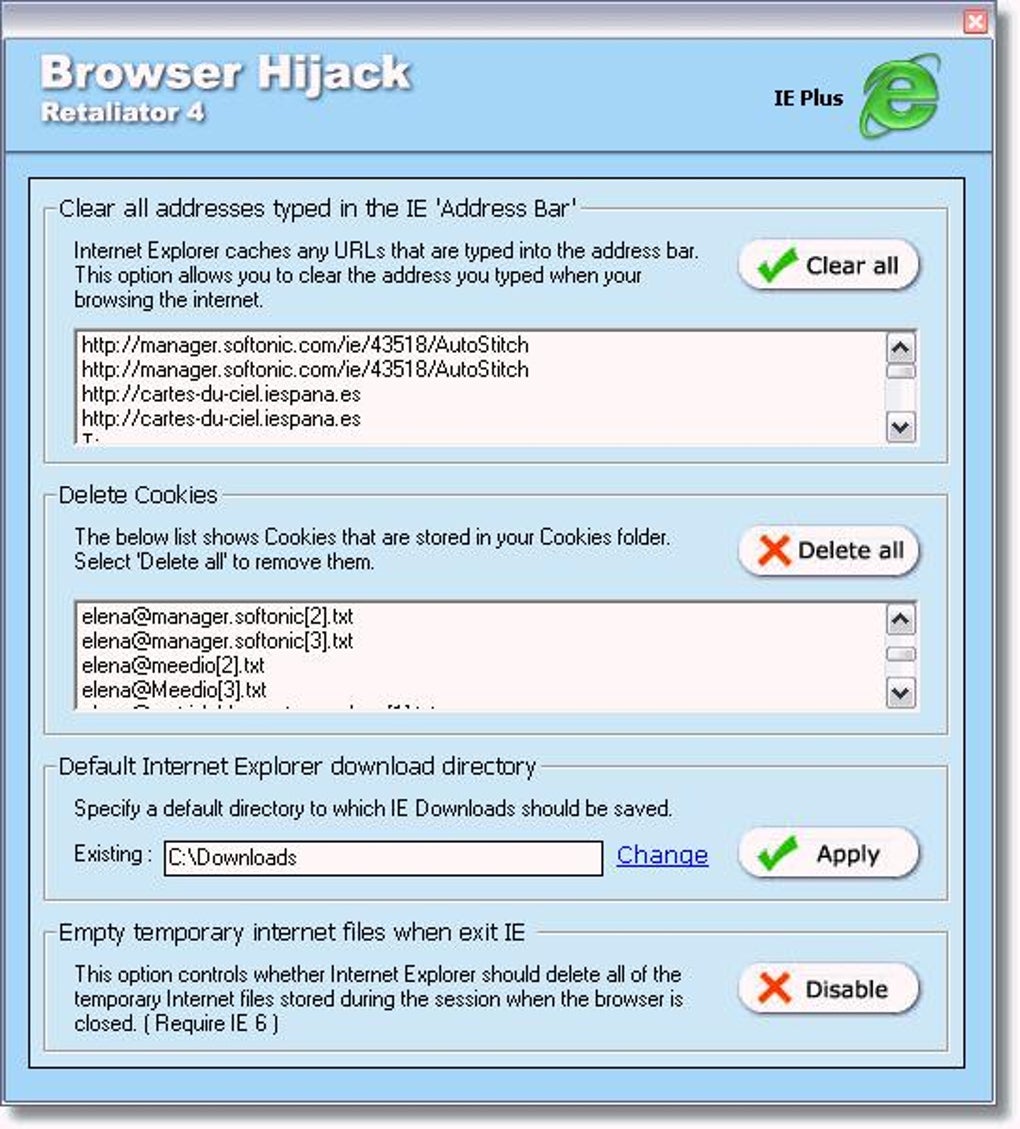 Browser Hijack Retaliator - Descargar
