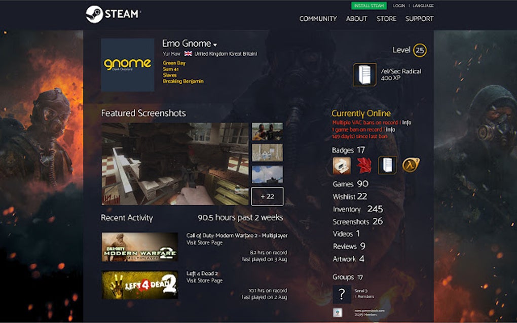 CJW Steam Revamp for Google Chrome - Extension Download