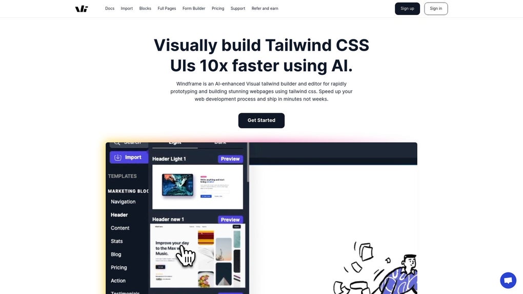 Windframe for AI Design: review, features & use cases