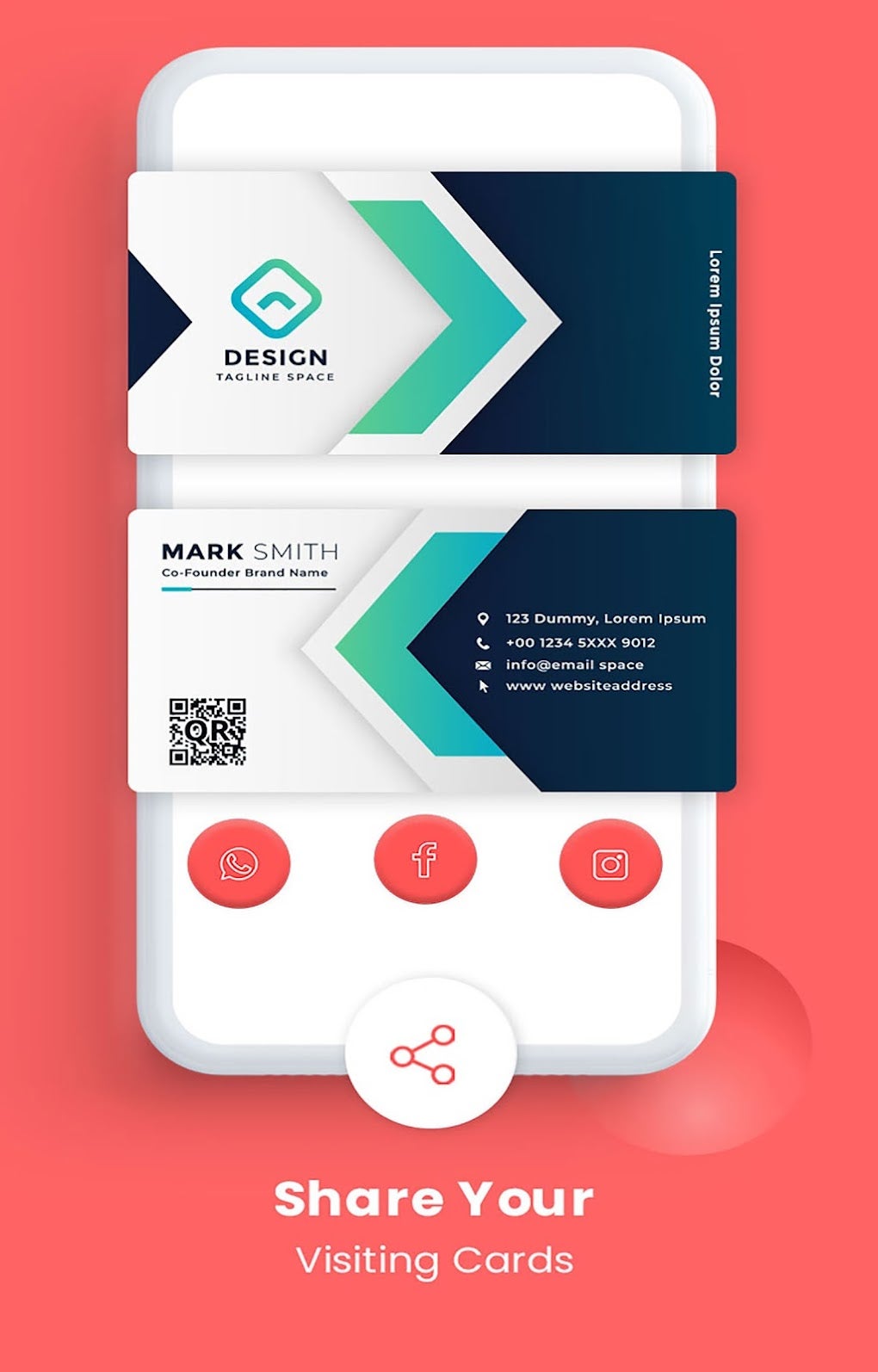 Business visiting card maker para Android - Descargar