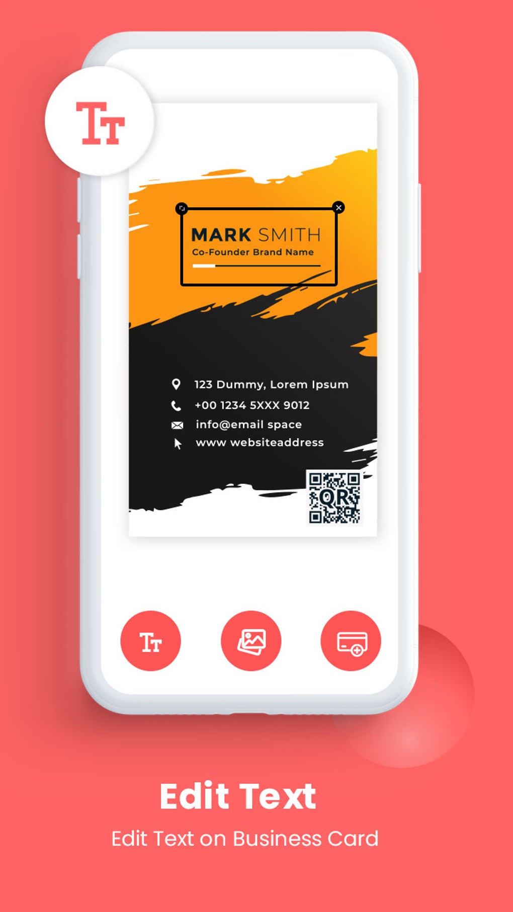 Business visiting card maker para Android - Descargar