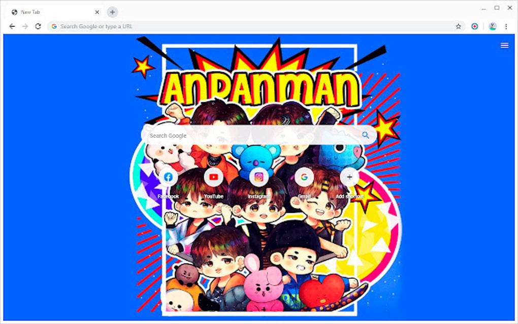 BTS BT21 Wallpapers New Tab Google Chrome 용 - 확장 프로그램 다운로드