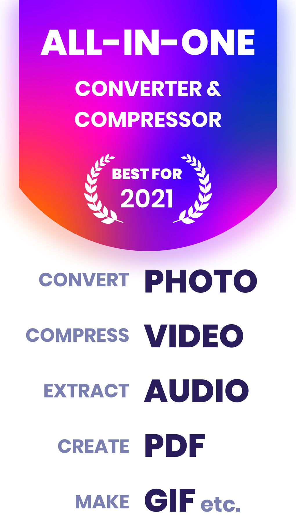 Media Converter PDF Gif Maker para iPhone - Descargar