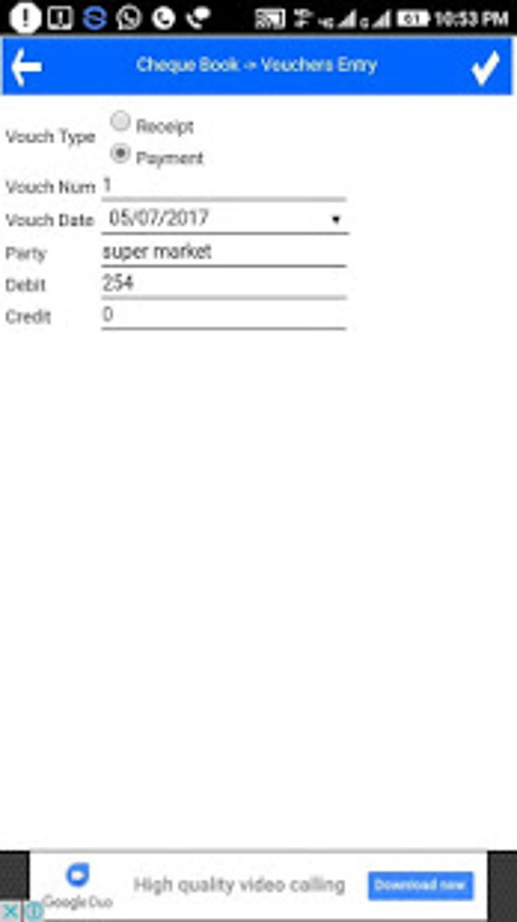 Cheque Printing Software for Android - Download