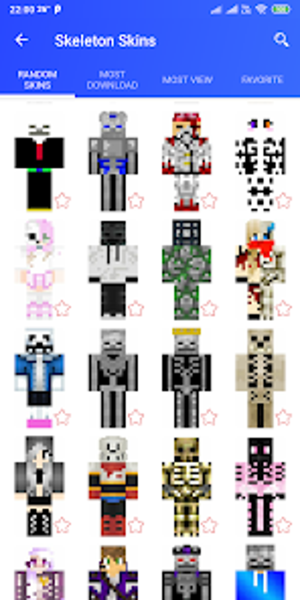 Skeleton Skins per Android - Download