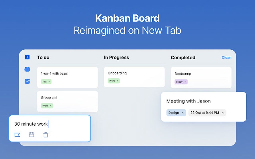Kanban Board para Google Chrome - Extensión Descargar