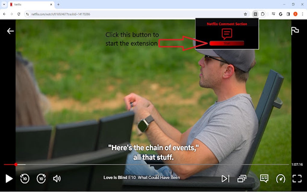 Netflix Comment Section สำหรับ Google Chrome - ส่วนขยาย ดาวน์โหลด
