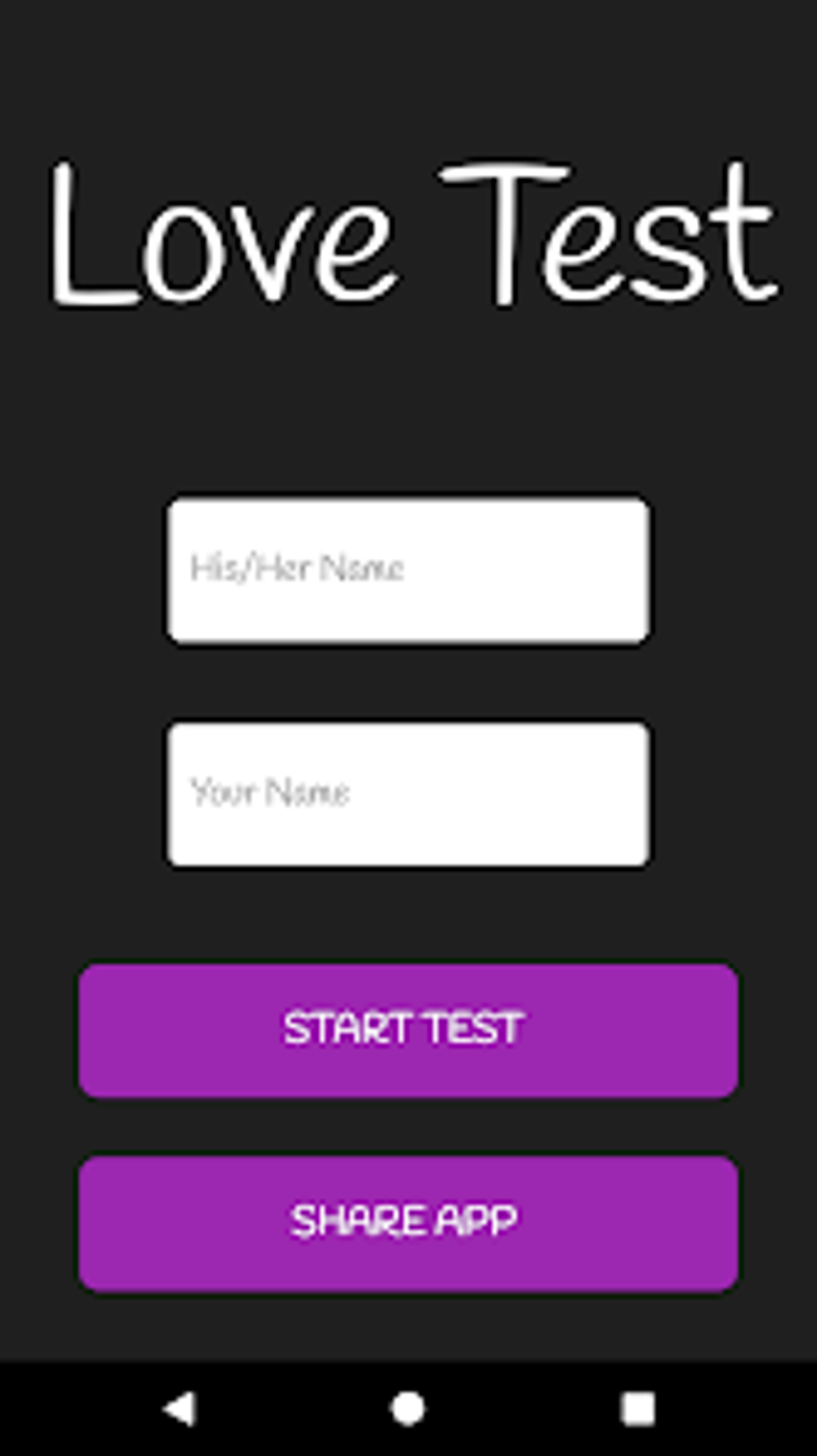 Love Test pour Android - Télécharger