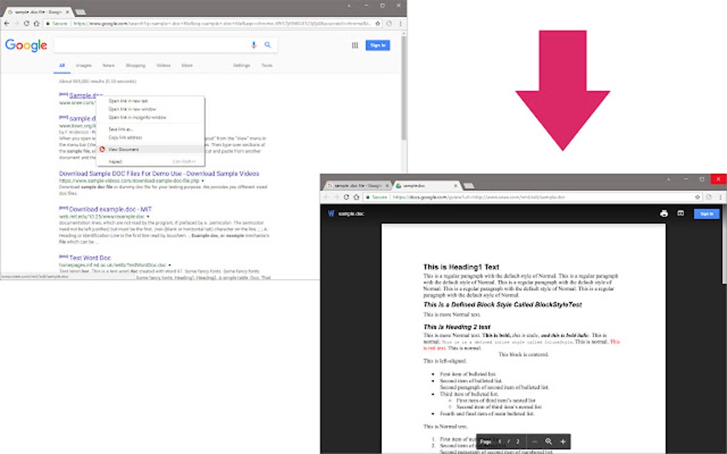 Docs Viewer for Google Chrome - Extension Download