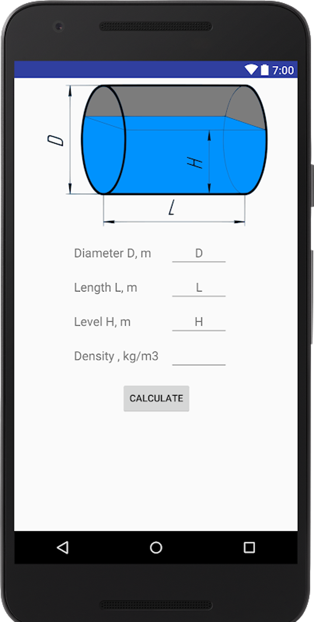 Tank volume. APK für Android - Download