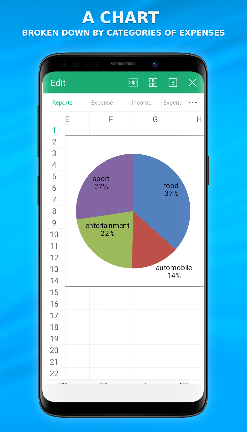 Money Manager in Excel for Android - Download