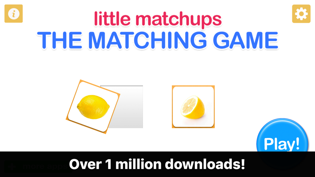 Little Matchups - The Matching Game for Toddlers pour iPhone - Télécharger