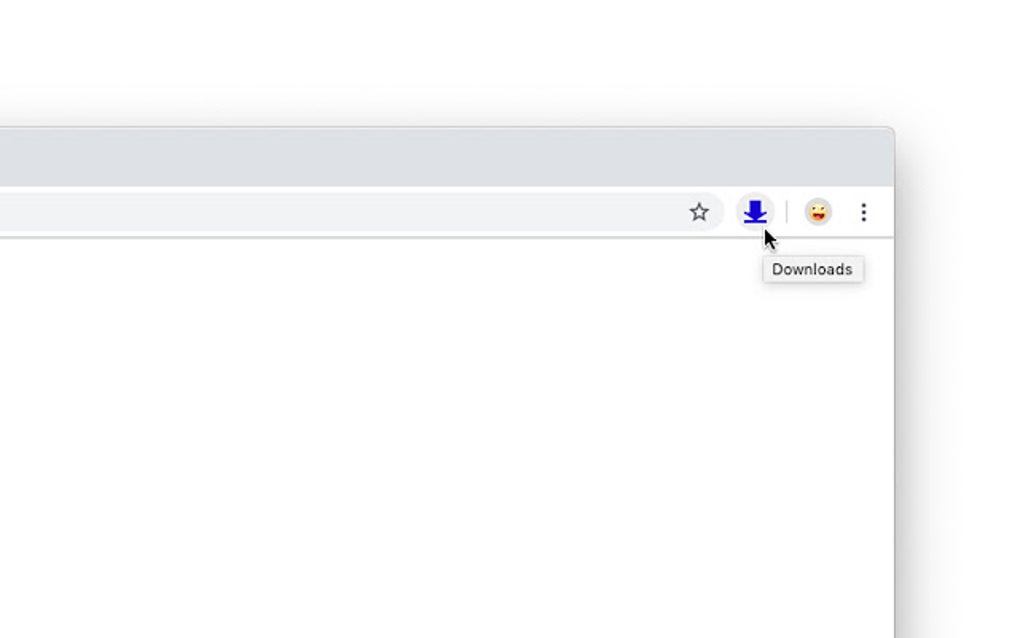 Downloads Button para Google Chrome - Extensión Descargar