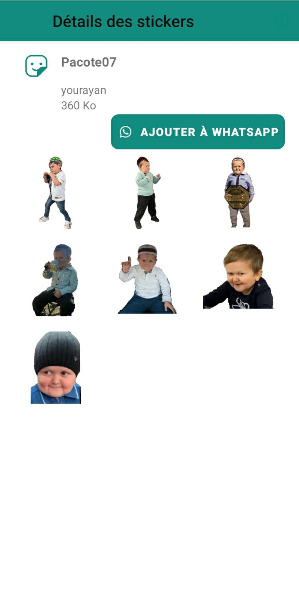 Hasbulla Stickers para Android - Descargar